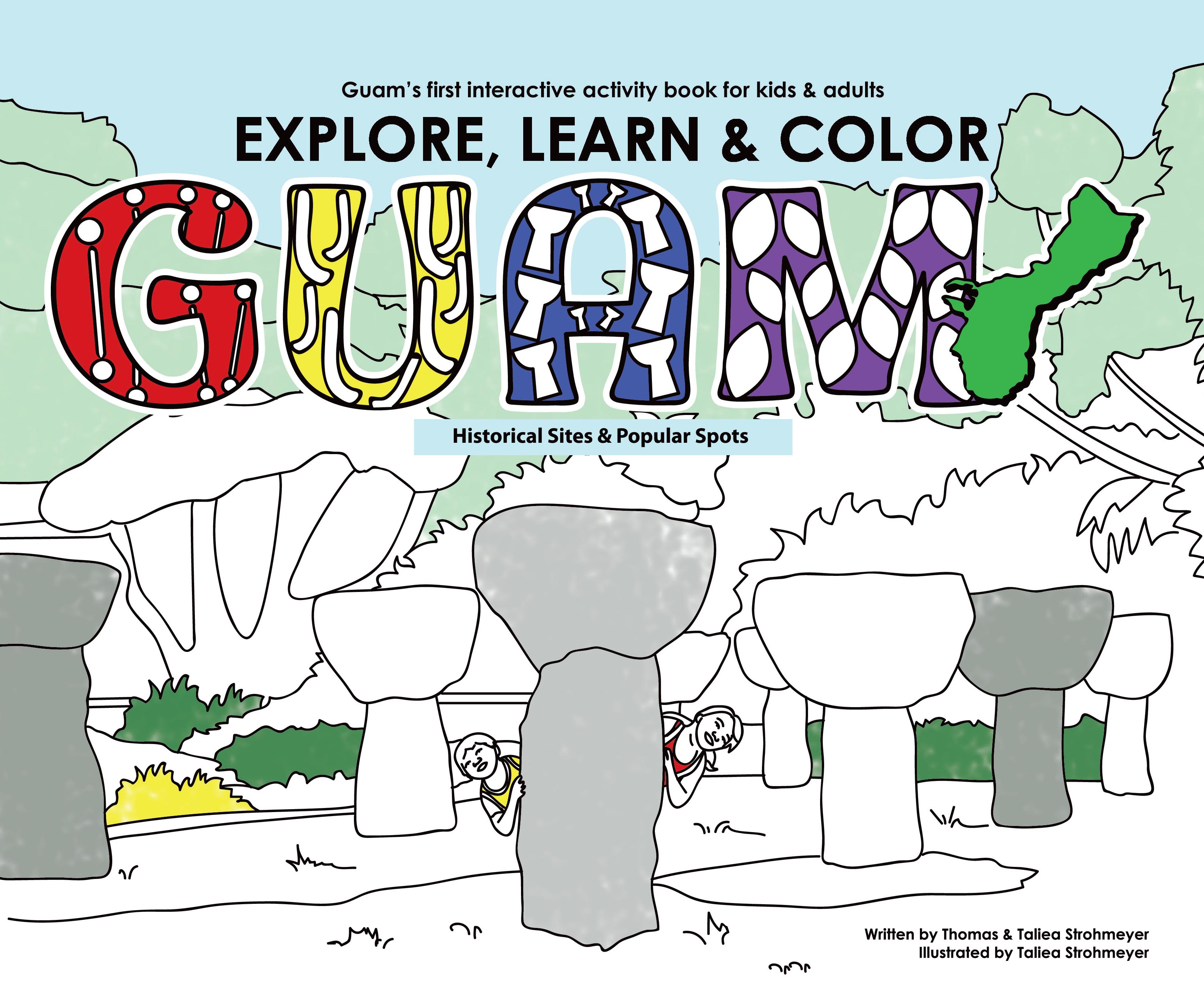A peek inside “Explore, Learn & Color Guam” Interactive activity book ...