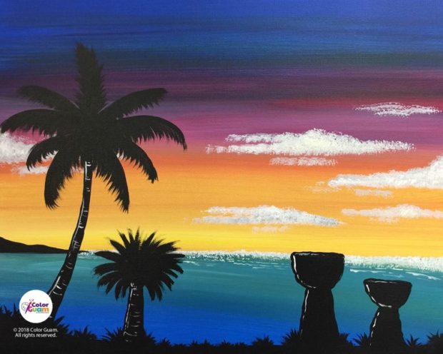 Wed Mar 20 Latte & Sunset – Color Guam