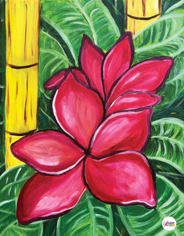 Sun Feb 18th Island Flowers – Color Guam