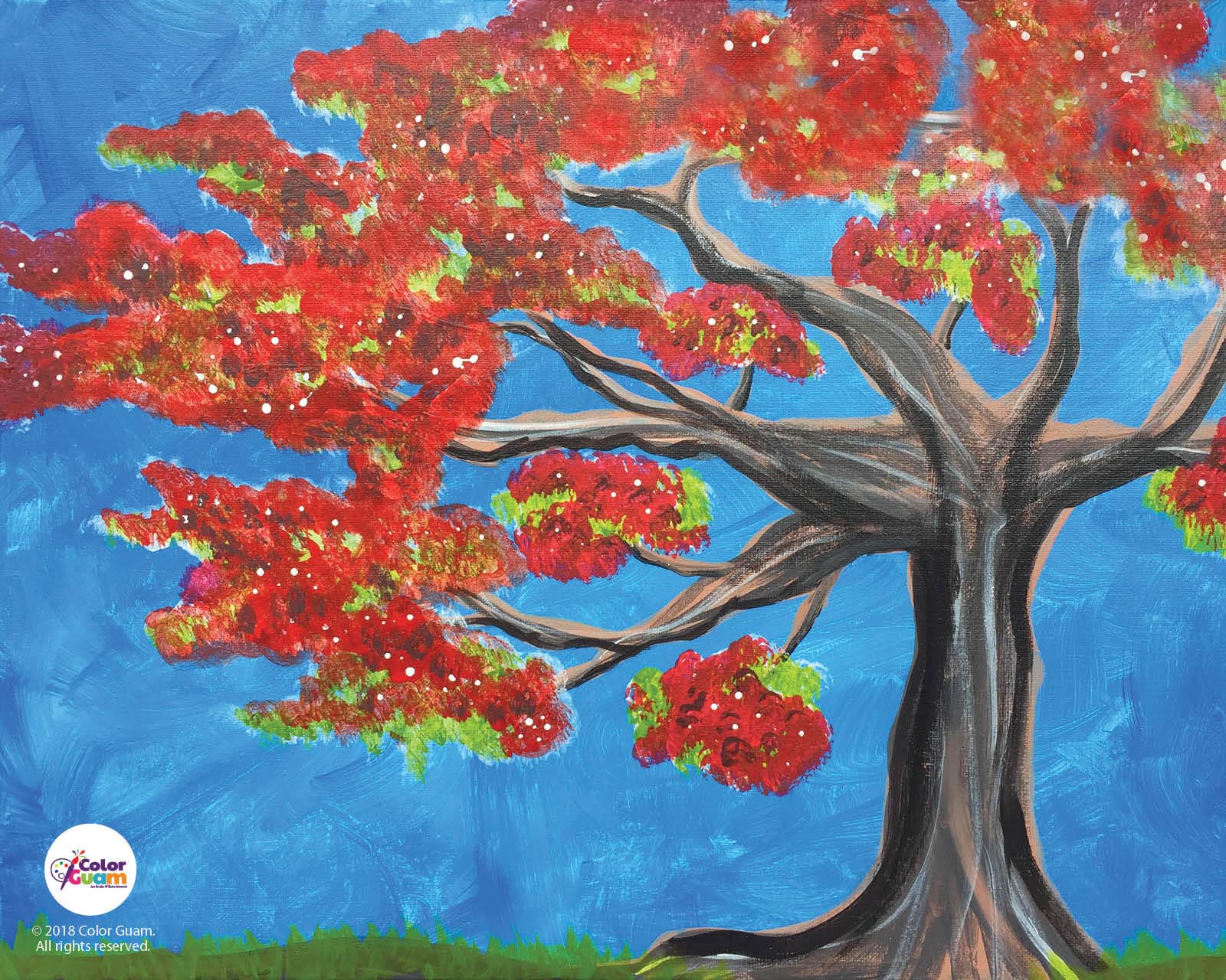 Sun Jan 7 Flame Tree – Color Guam